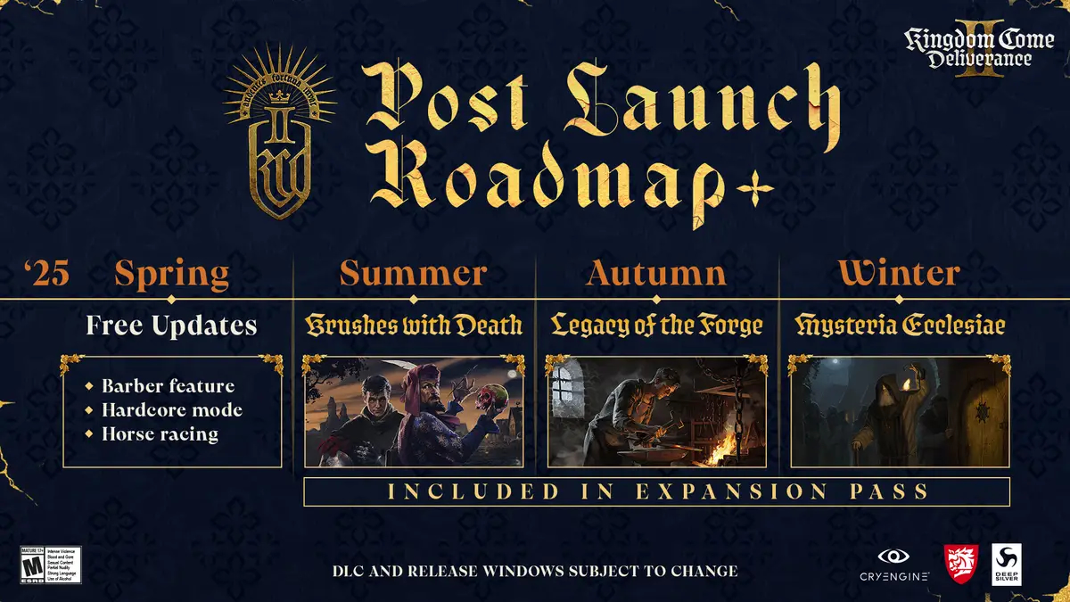 „Kingdom Come: Deliverance II Post Launch“ išleistas planas - Voyages ...
